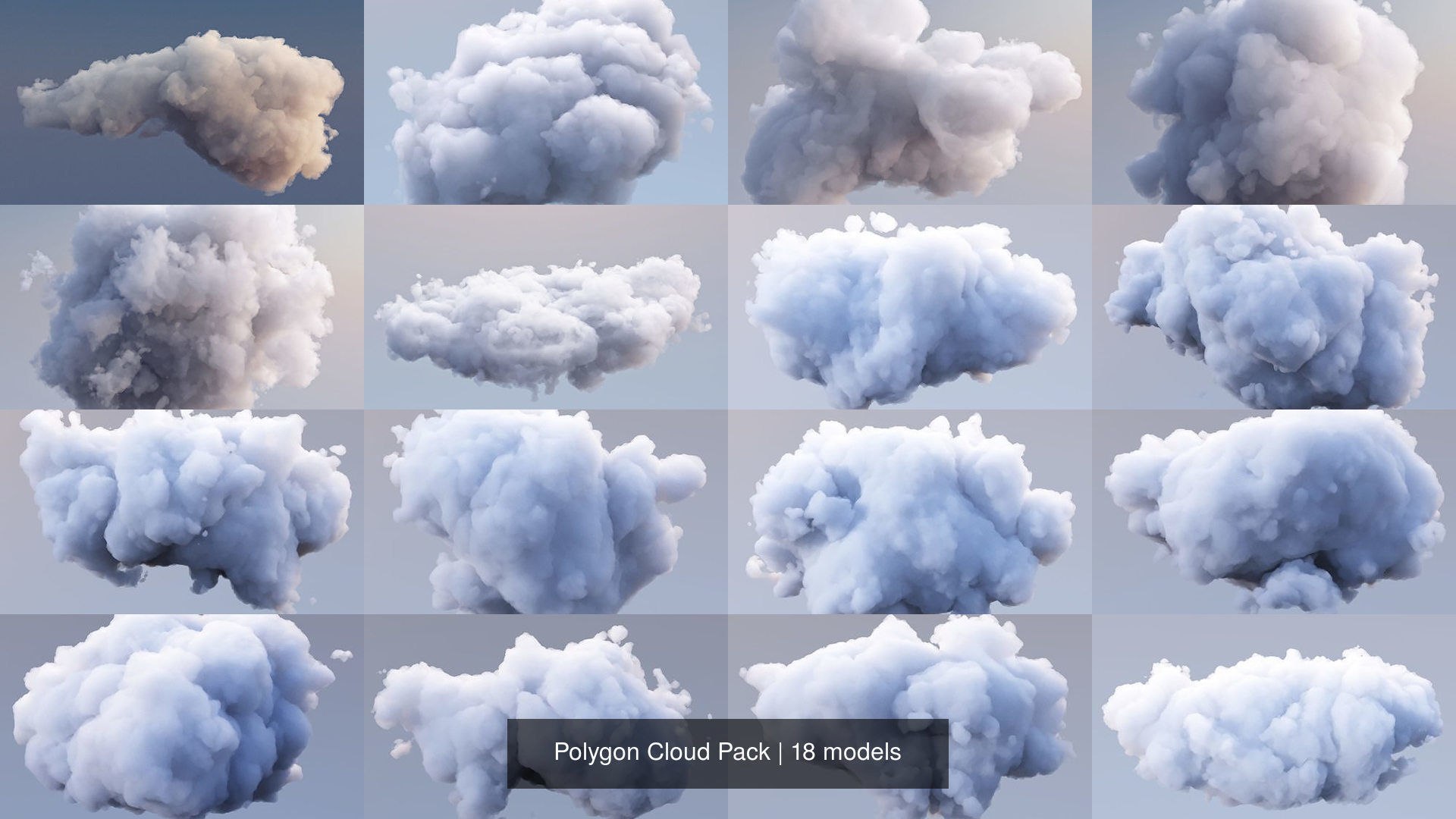 3D model cloud pack - TurboSquid 1488528
