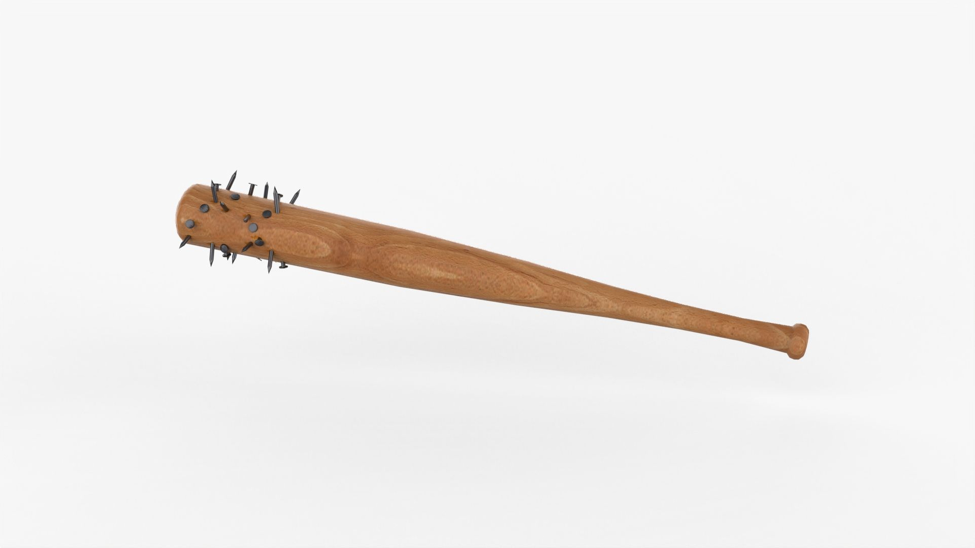 3D Model Baseball Bat With Nails - TurboSquid 2046528