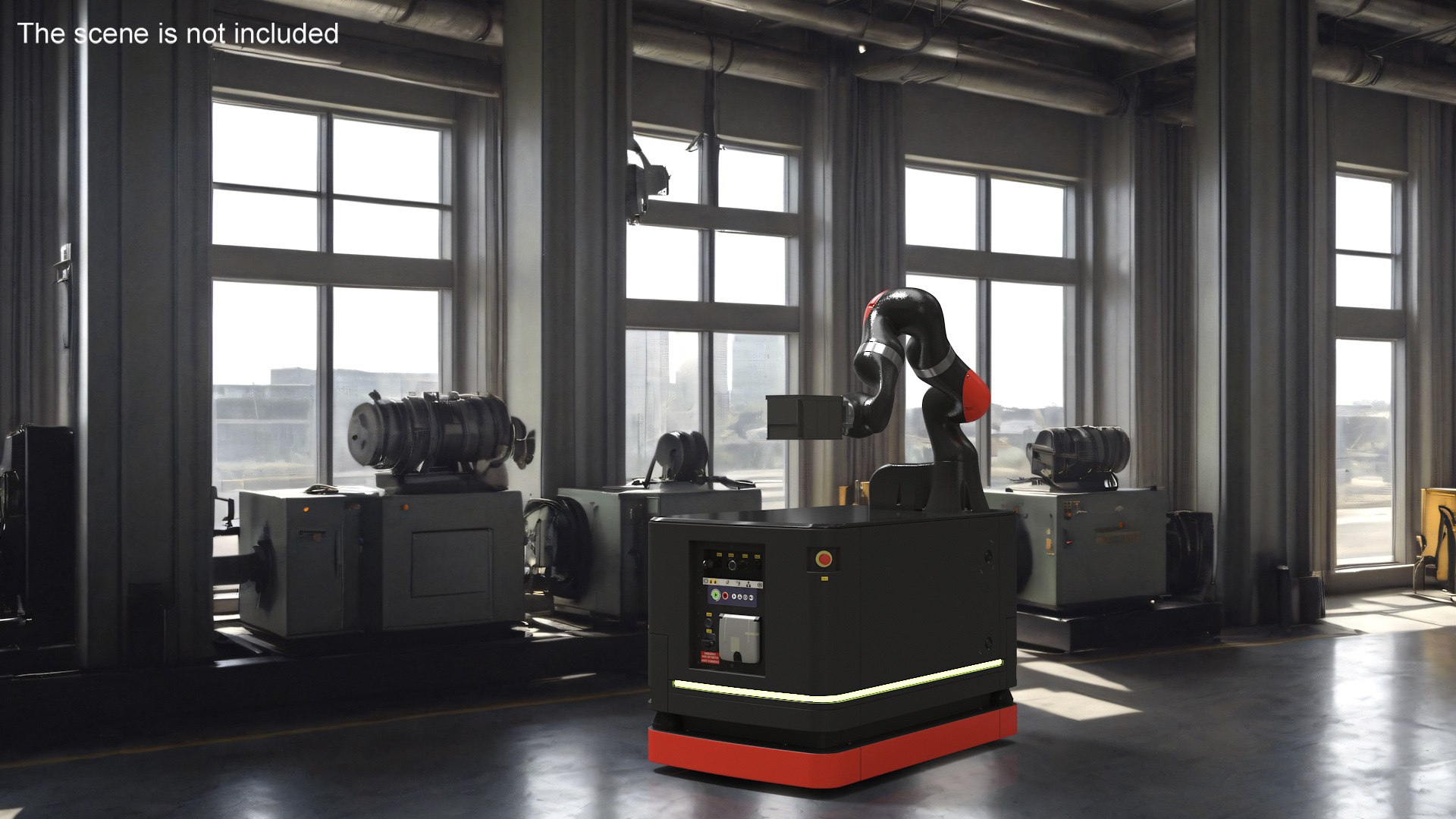 Mobile Robot Hand With Special Box 3D Model - TurboSquid 2288093