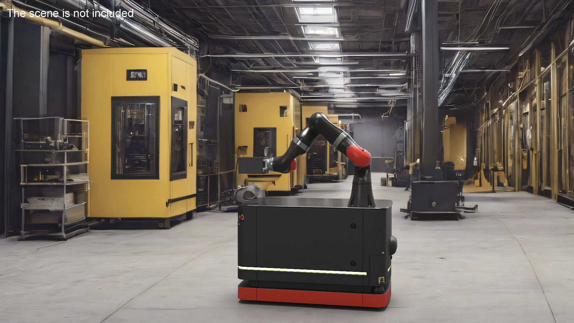 Mobile Robot Hand With Special Box 3D Model - TurboSquid 2288093