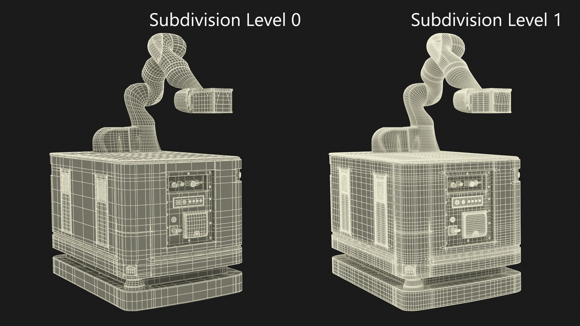Mobile Robot Hand With Special Box 3D Model - TurboSquid 2288093