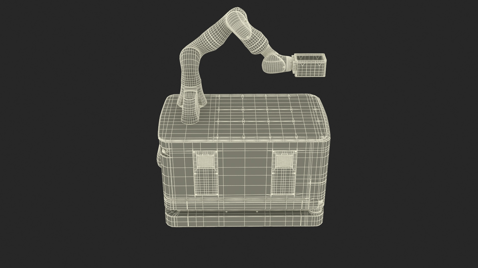 Mobile Robot Hand With Special Box 3D Model - TurboSquid 2288093