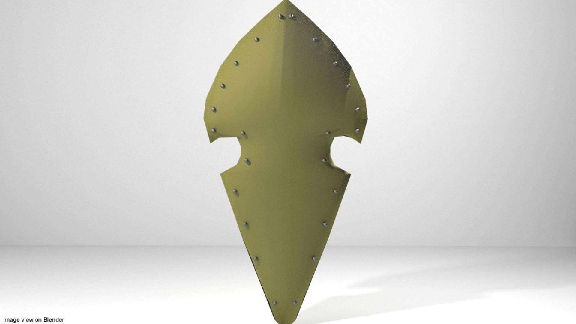Personal Armor Shield 3d Model