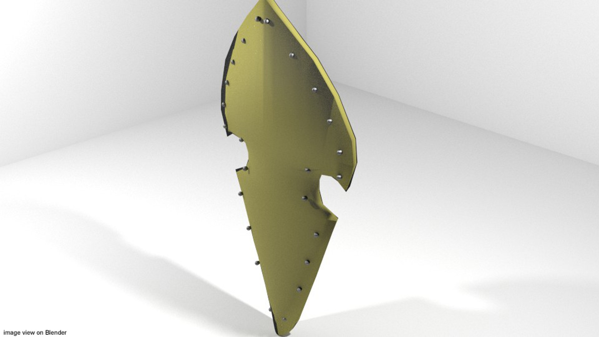 Personal Armor Shield 3d Model