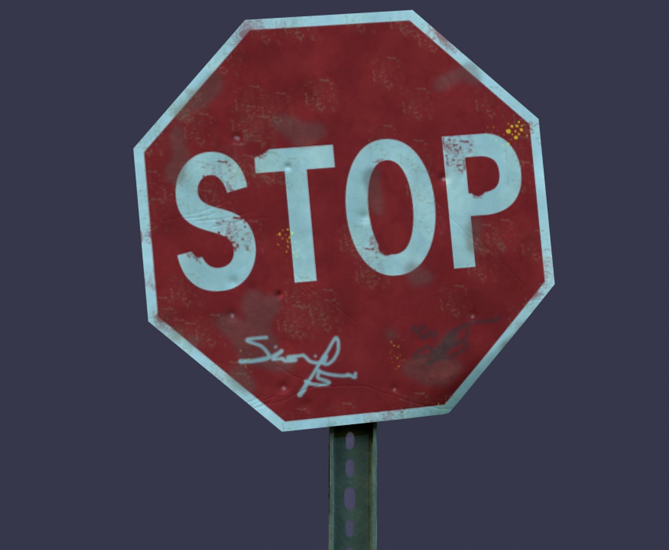 Maya Stop Sign