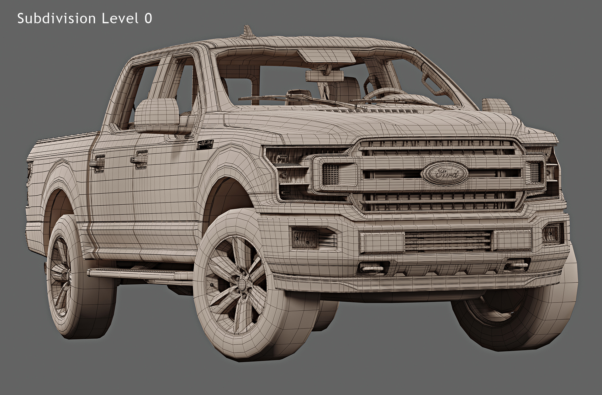 3D 2018 f-150 model - TurboSquid 1157286