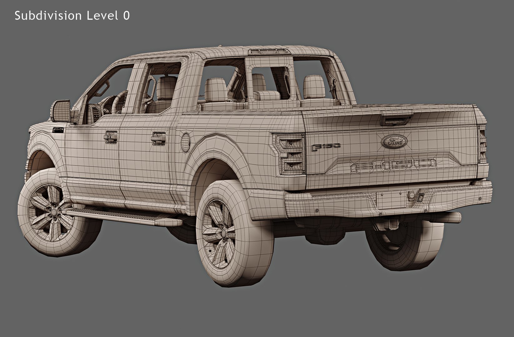 3D 2018 F-150 Model - TurboSquid 1157286