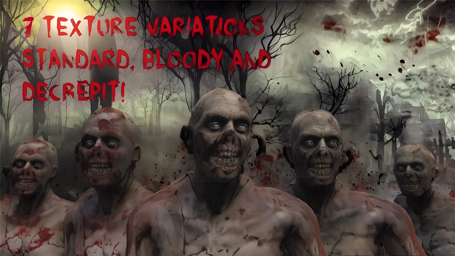 Scary Zombie - Horror Creatures 3D - TurboSquid 2132044