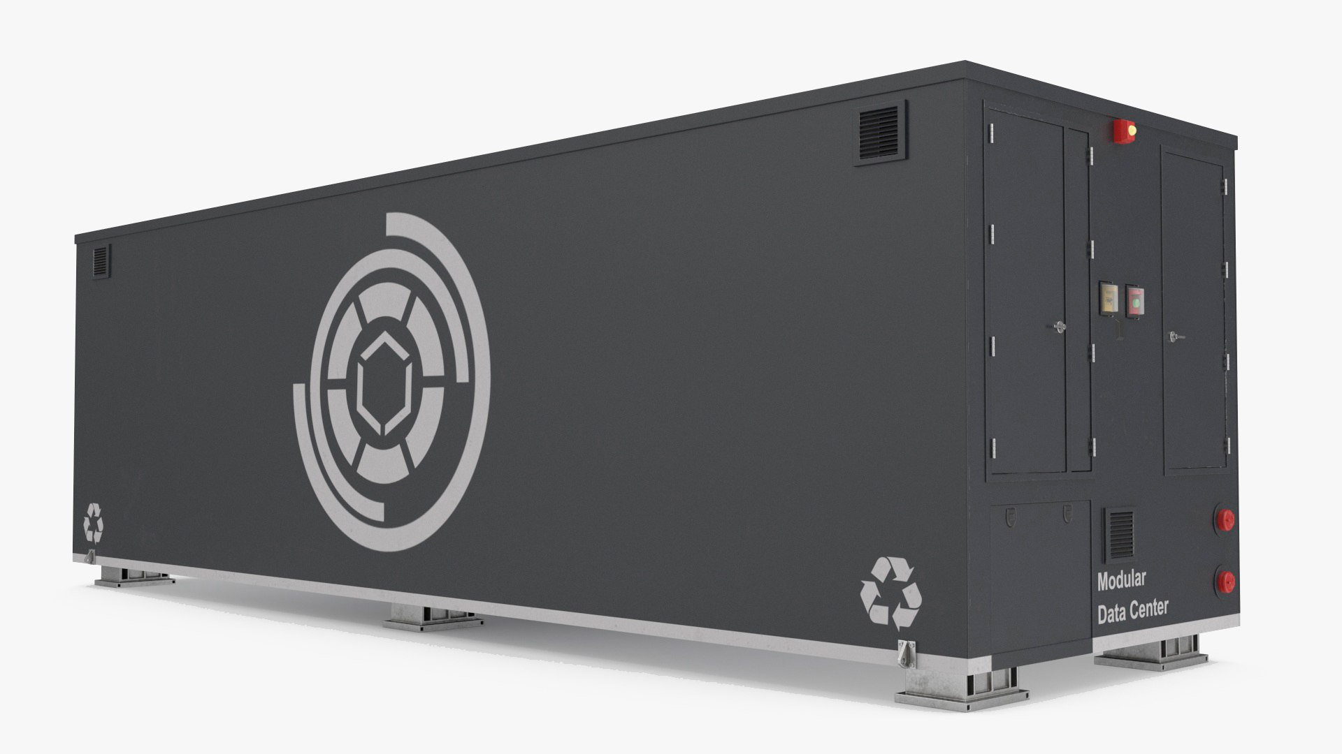 Container Data Center Simple Interior 3D - TurboSquid 2155489