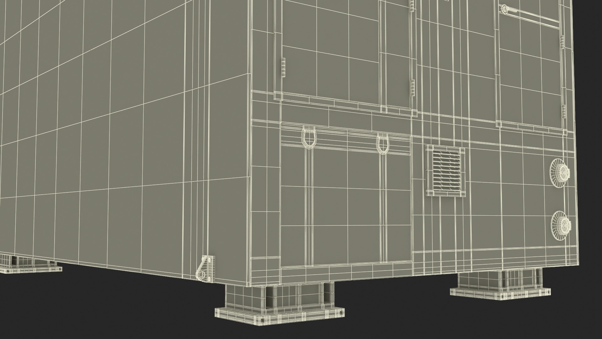Container Data Center Simple Interior 3D - TurboSquid 2155489