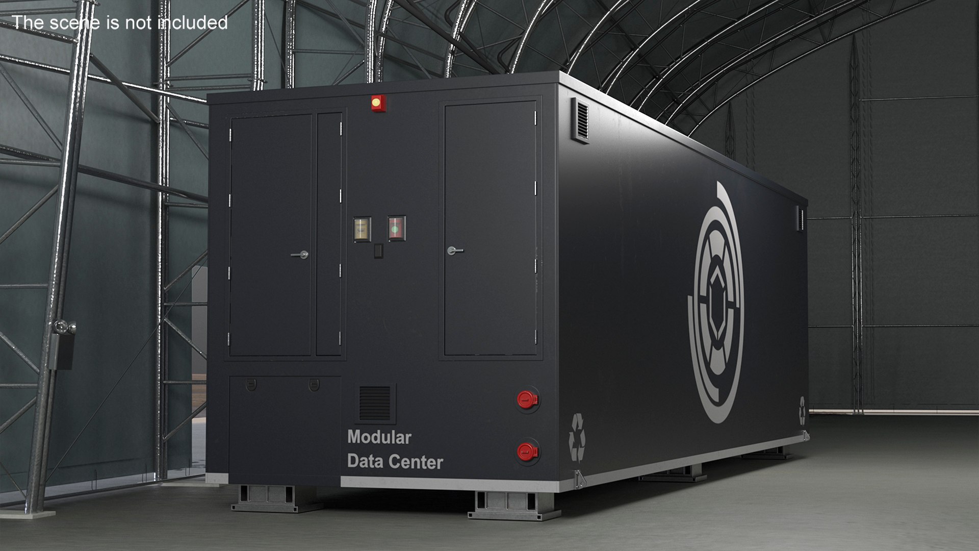 Container Data Center Simple Interior 3D - TurboSquid 2155489