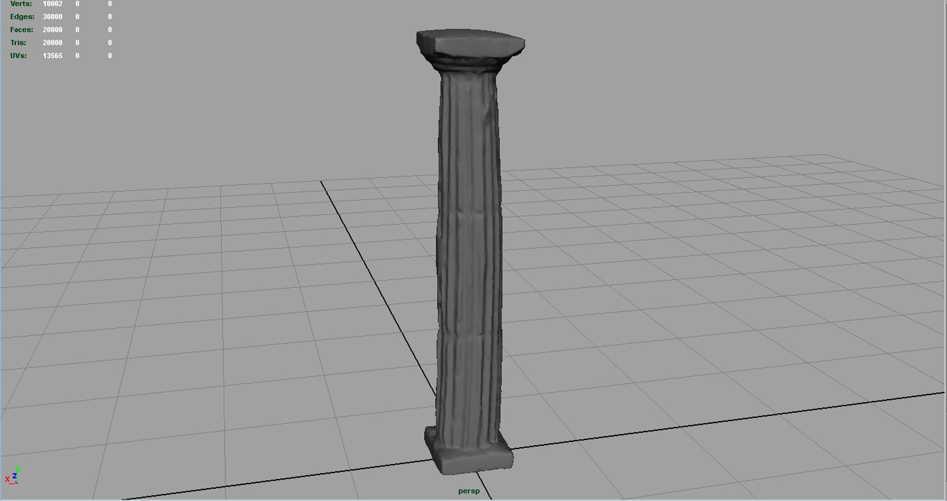 3d model column