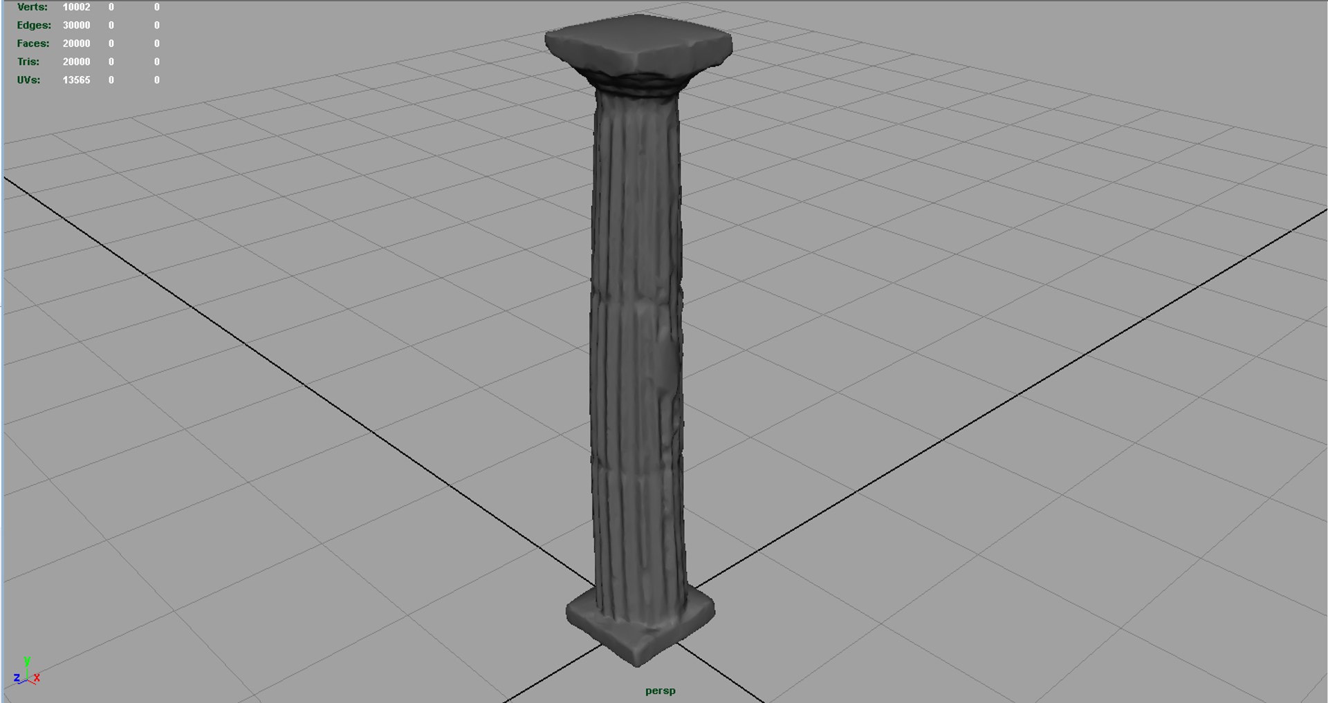 3d model column