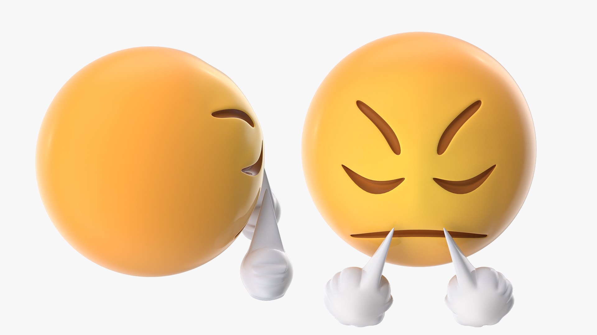 3D Mad Emoji - TurboSquid 1533116