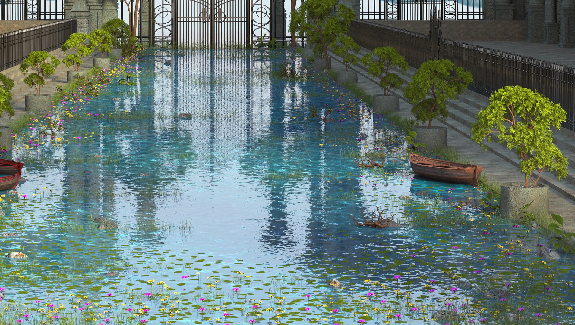 3D Fantasy Seascape Model - TurboSquid 1376441