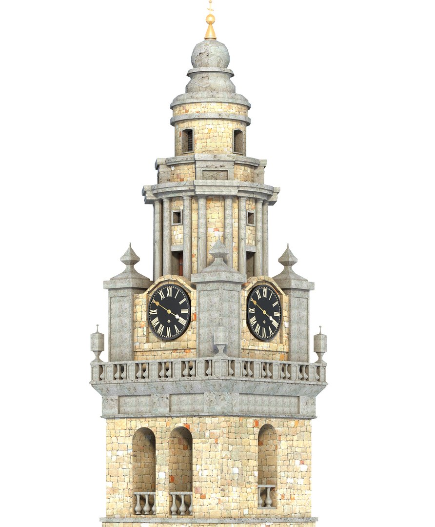 Fantasy Tower Clock 3D - TurboSquid 1272343