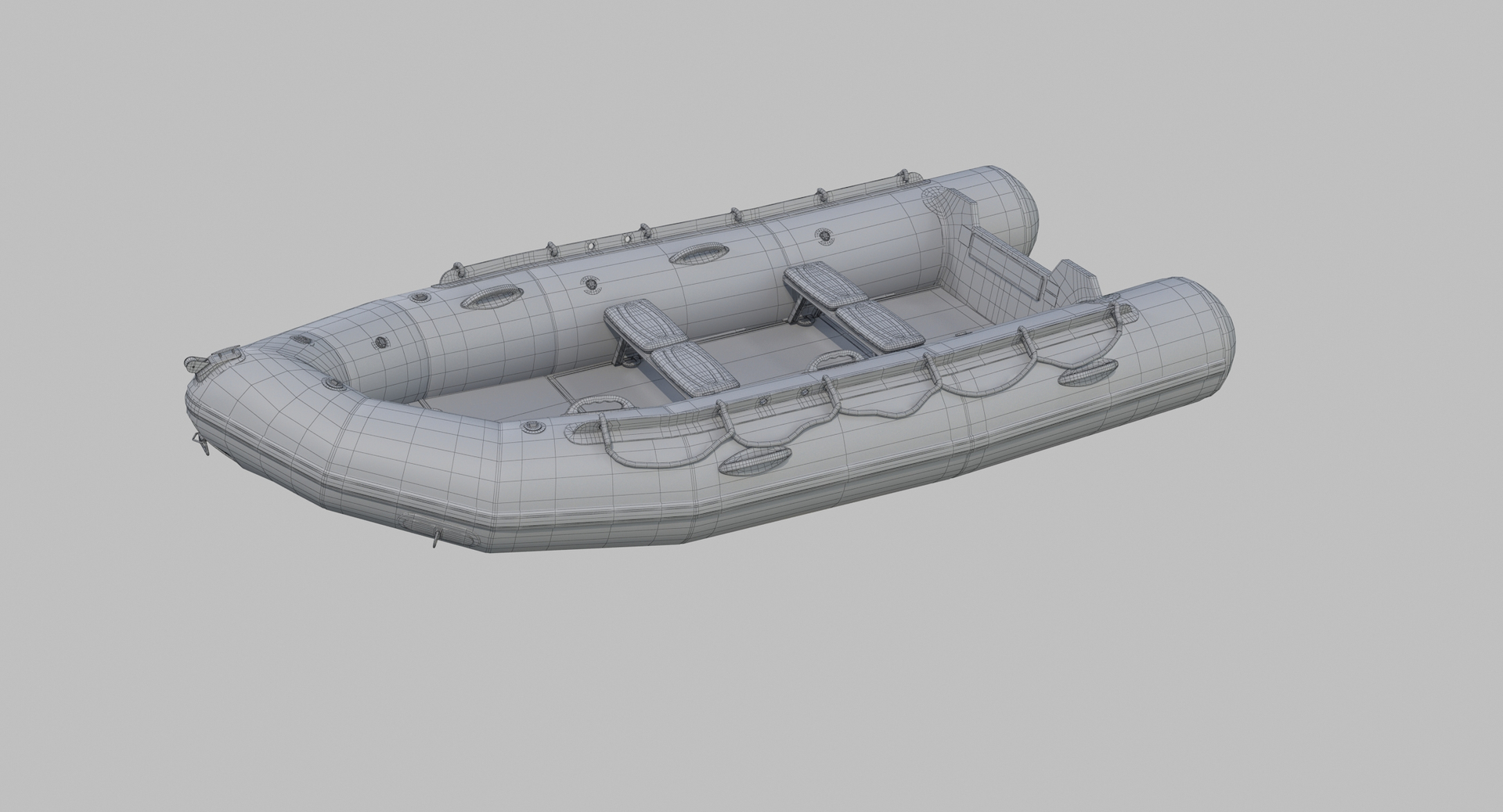 3D Model Rigid-hulled Inflatable Boat - TurboSquid 1413037