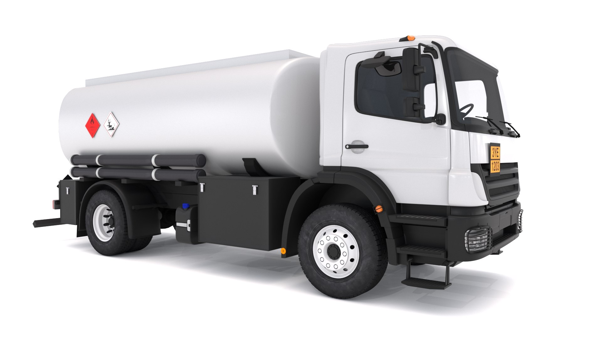Generic Truck Tanker 3D Model - TurboSquid 2030967