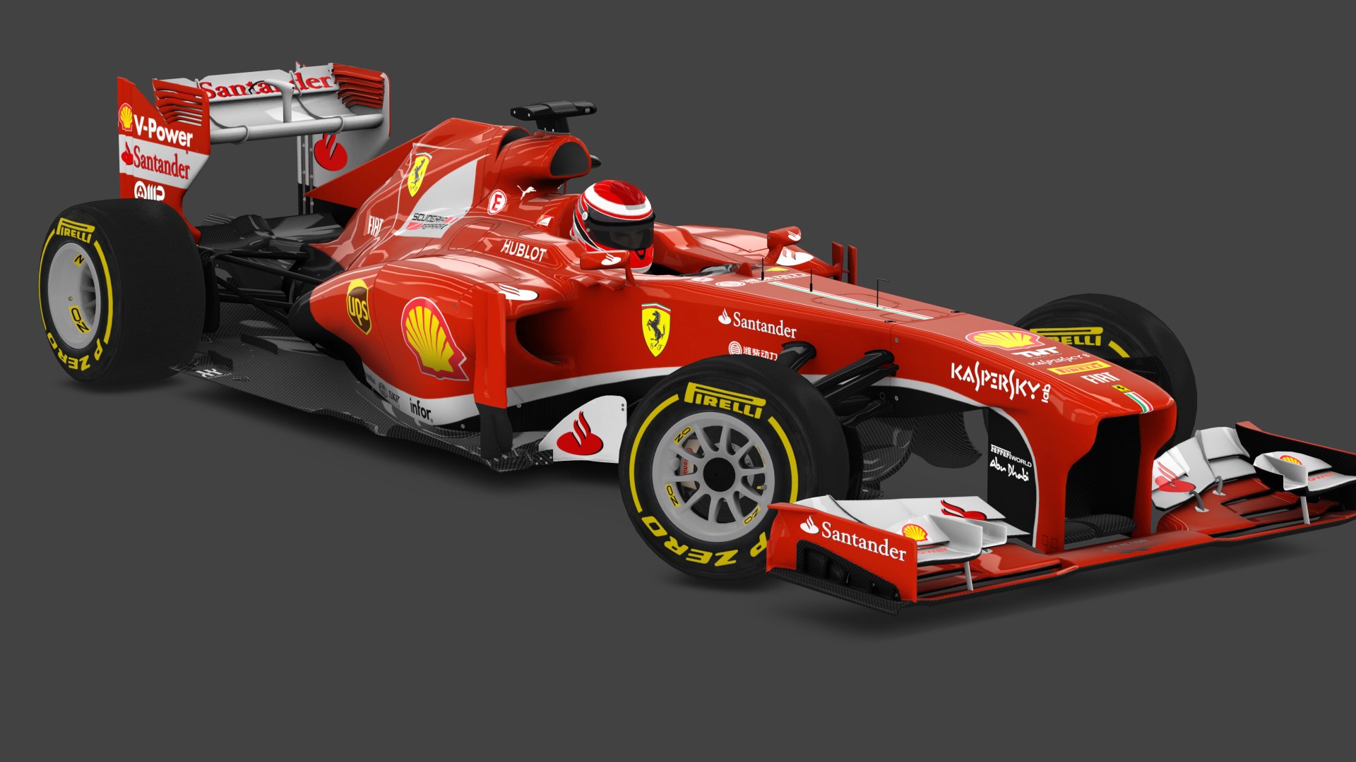 modelo 3d Formula 1 Ferrari F138 - TurboSquid 1995530