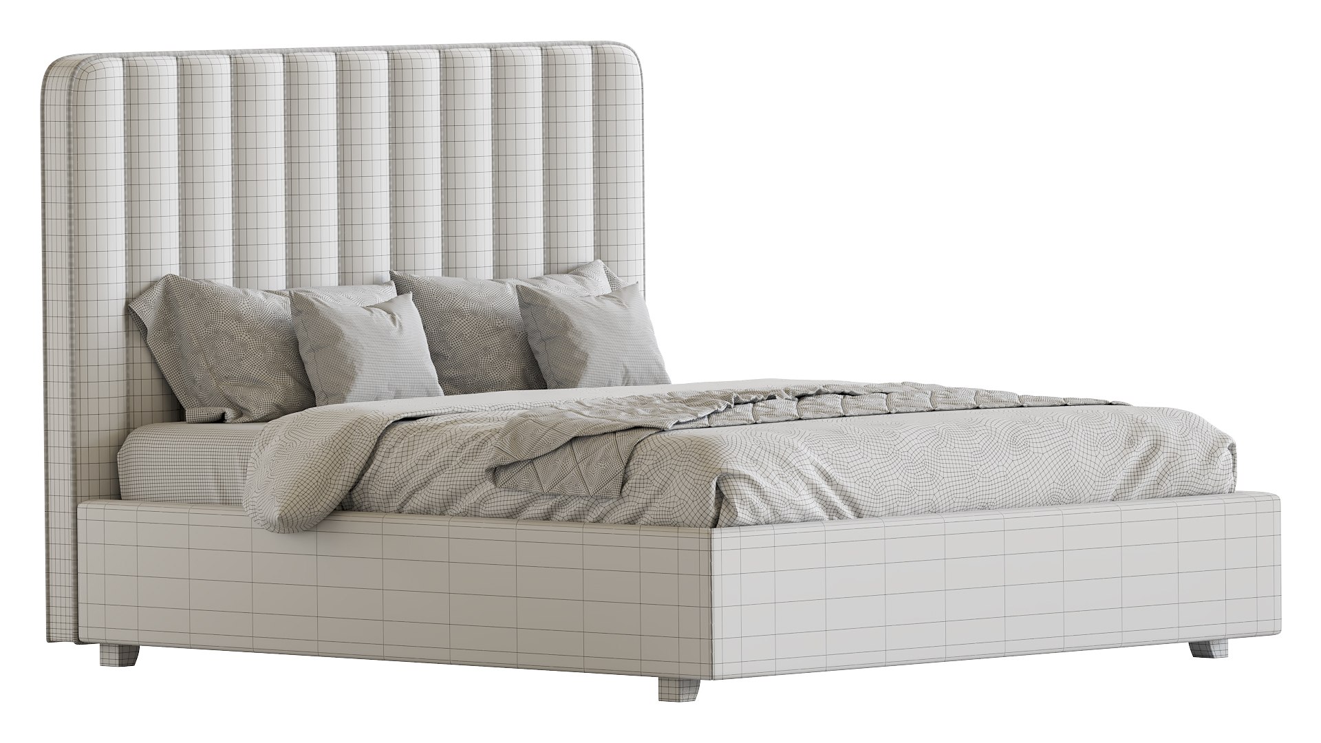 3D Dylan Bed Model - TurboSquid 2186957