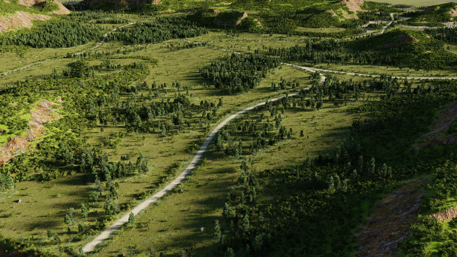 3D Nature Landscape - TurboSquid 1523926