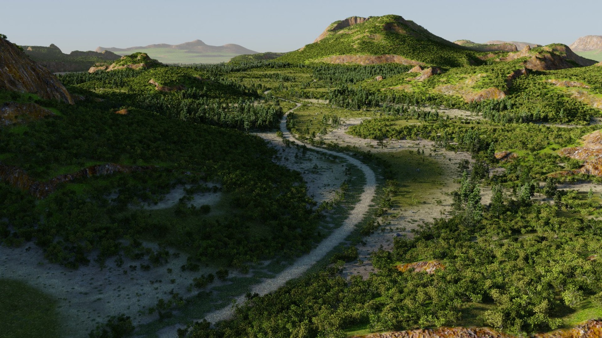 3D Nature Landscape - TurboSquid 1523926