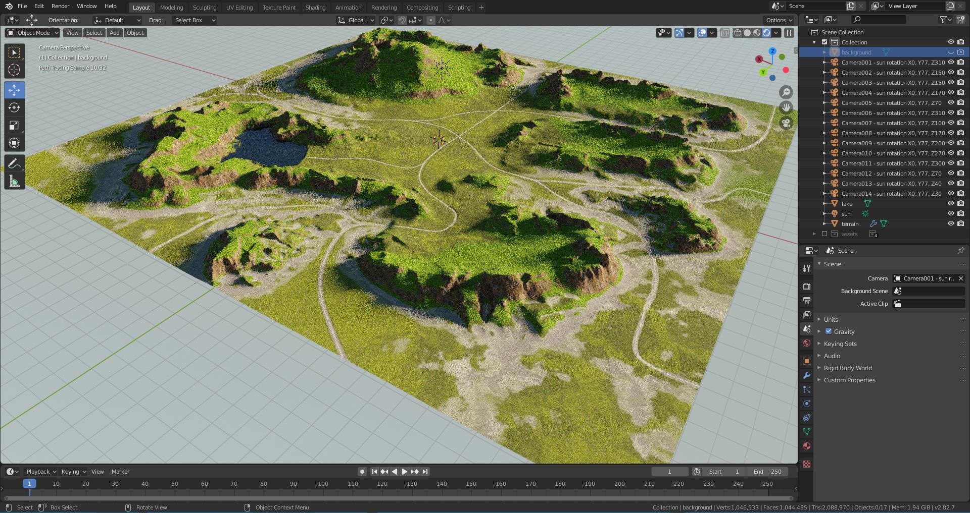 3D Nature Landscape - TurboSquid 1523926