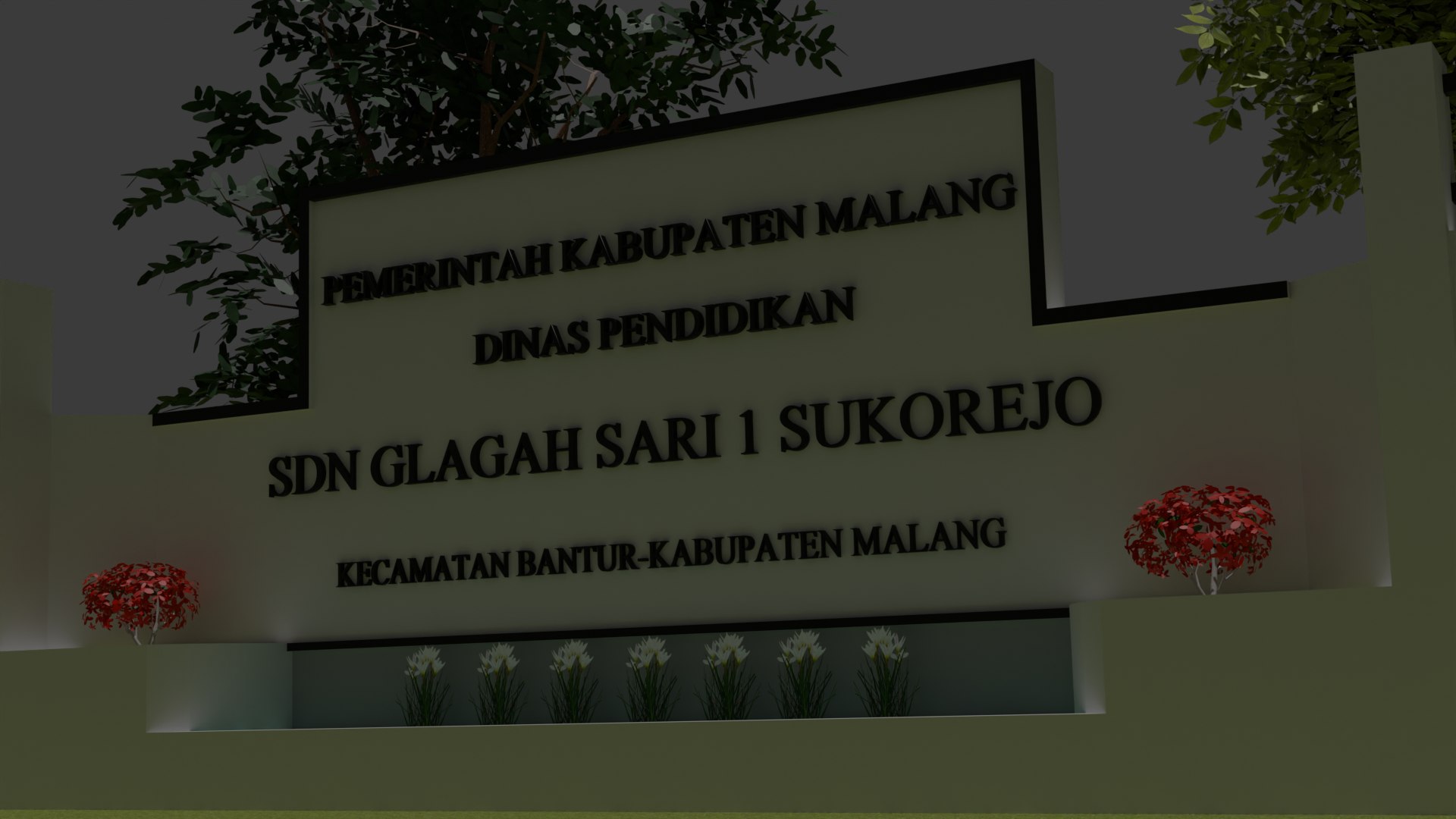 3d Papan Namablender Model - TurboSquid 2291159