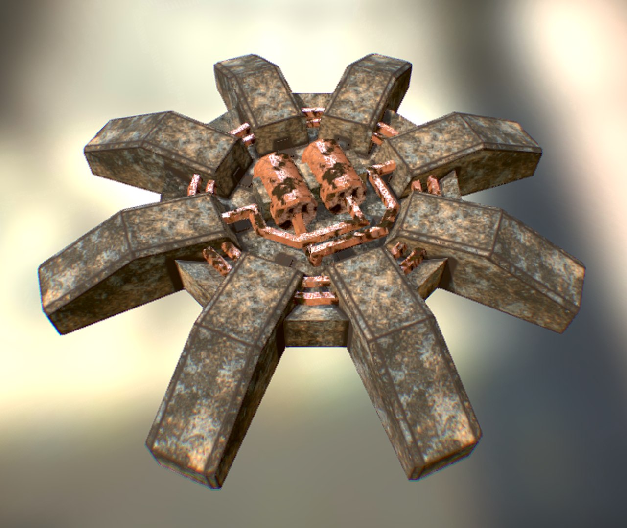 Landmine Rusty 3d 3ds