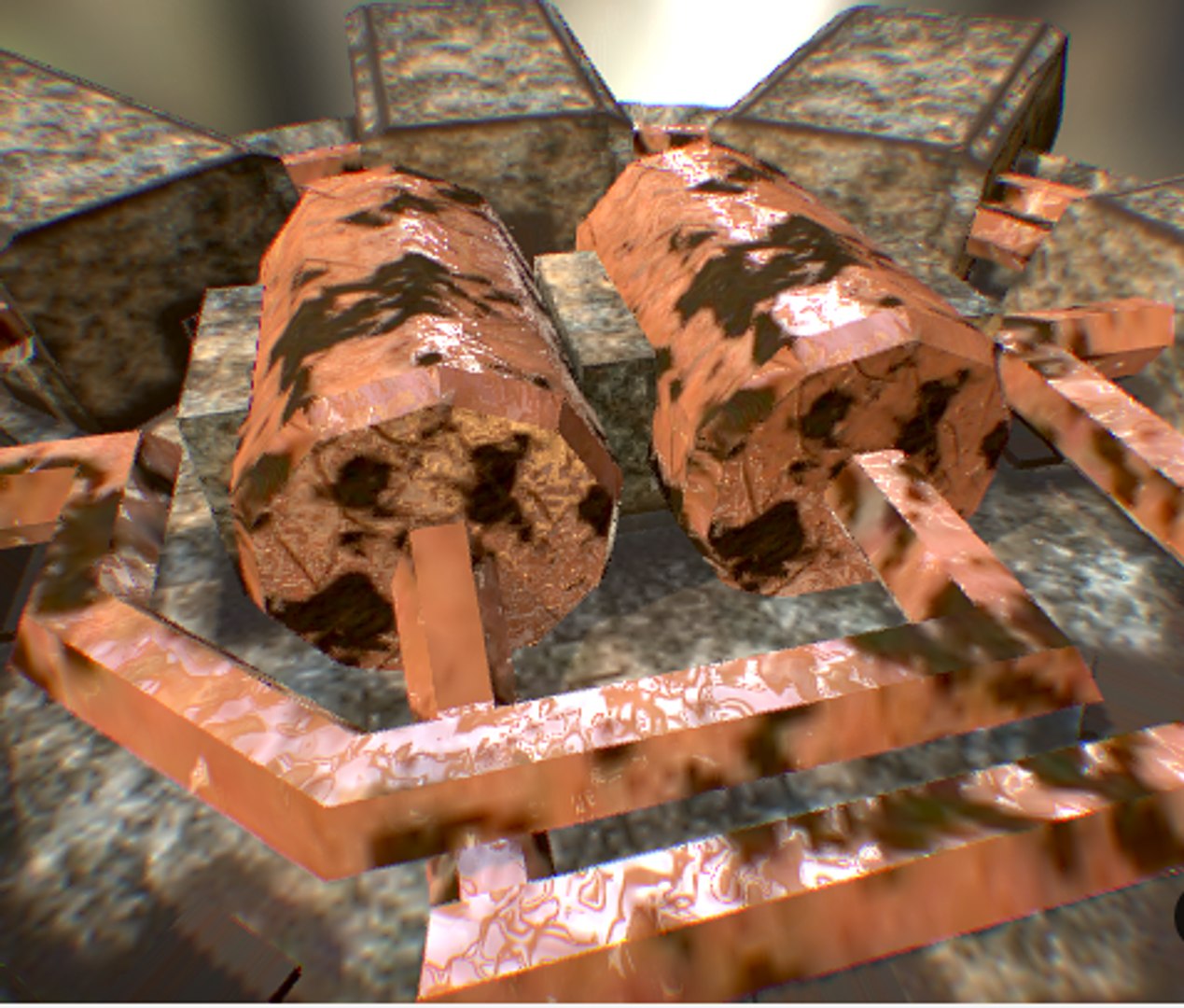 Landmine Rusty 3d 3ds