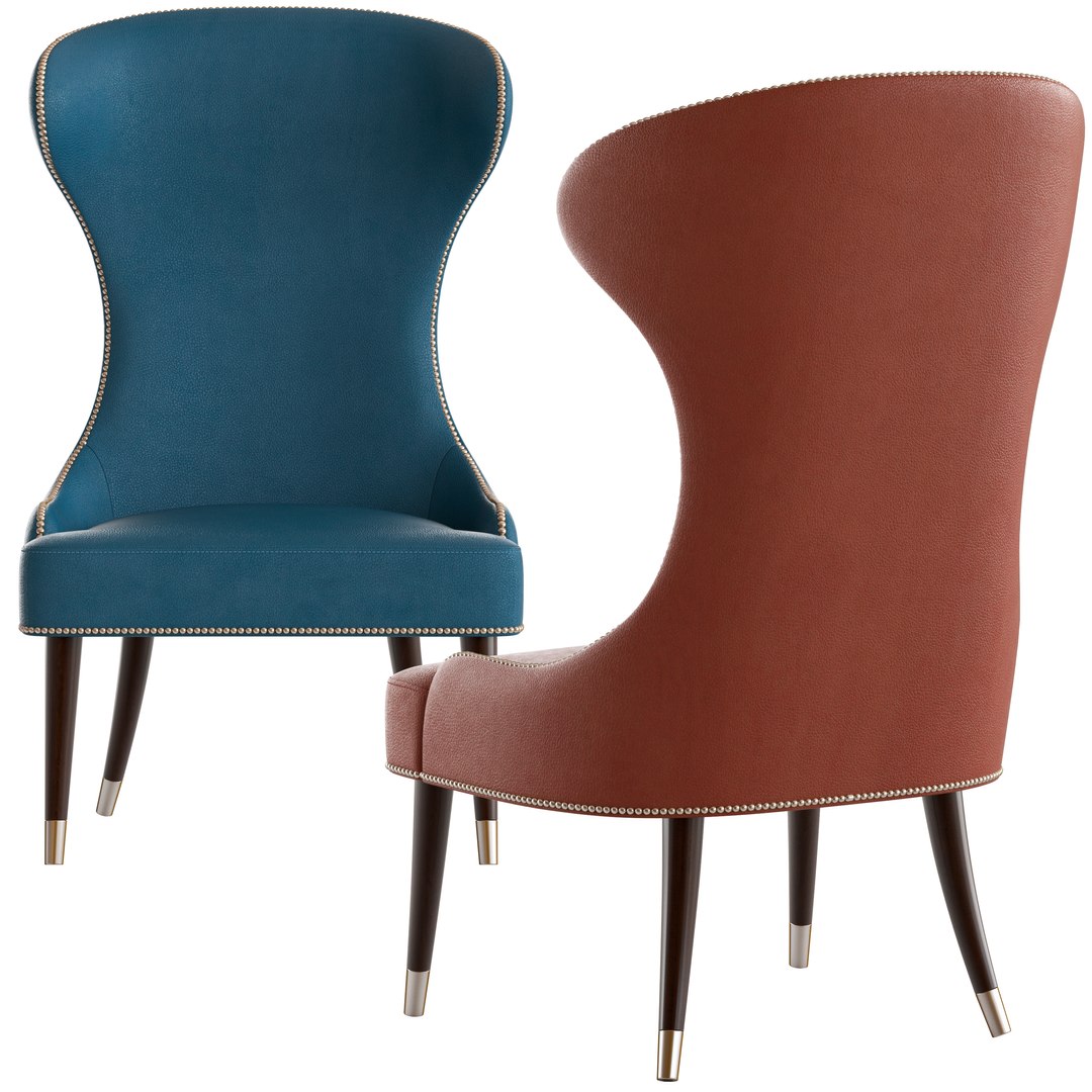 3D Model Contract Chair Camelia Lounge Chair - TurboSquid 2177303