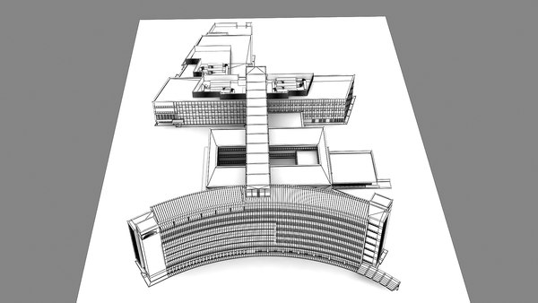 3D Hospital Building model - TurboSquid 1812098