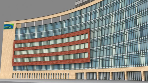 3D Hospital Building model - TurboSquid 1812098