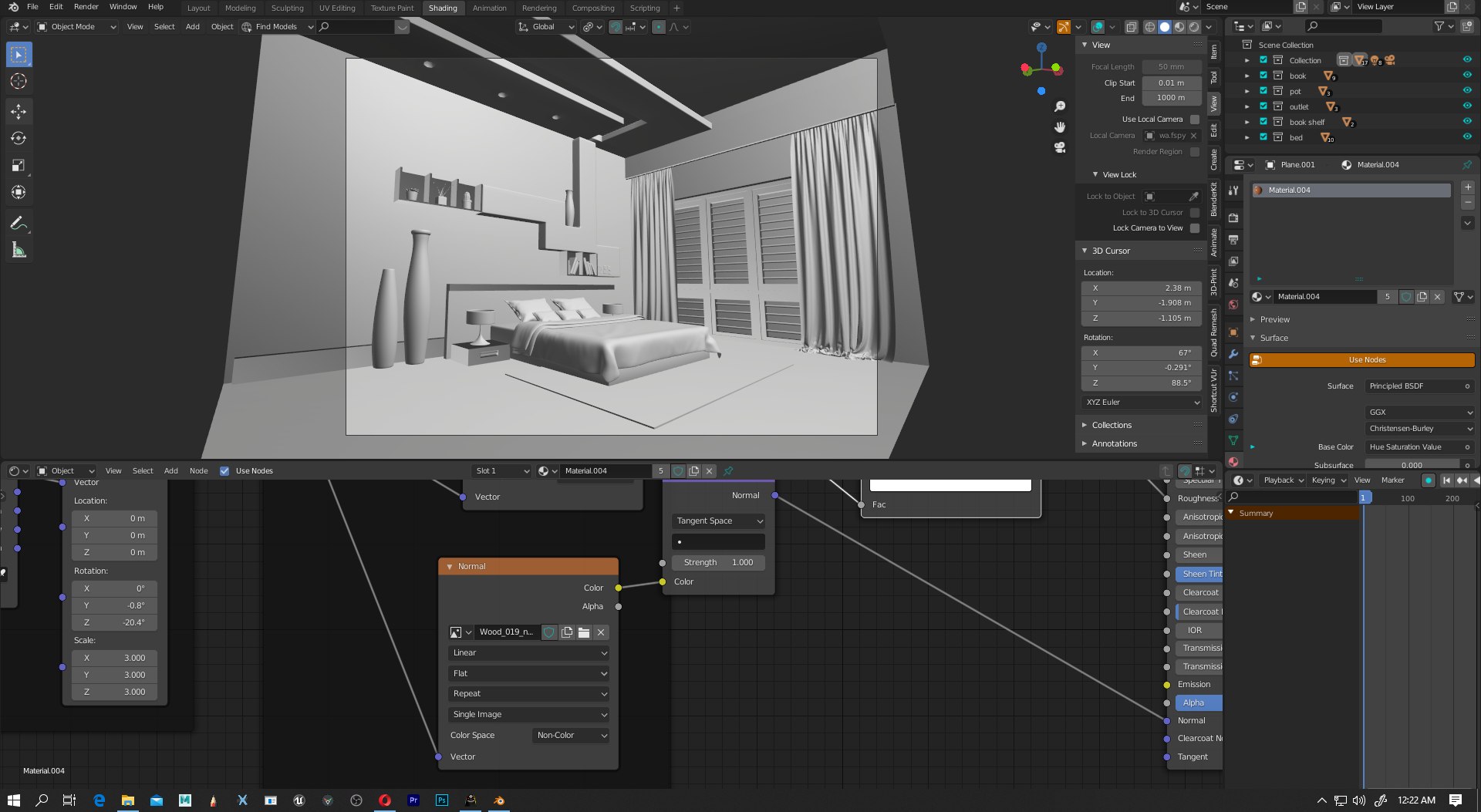 3D Realistic Room - TurboSquid 1594685