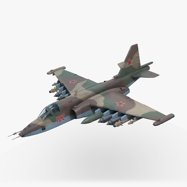 Sukhoi Su-25 3D Models for Download | TurboSquid