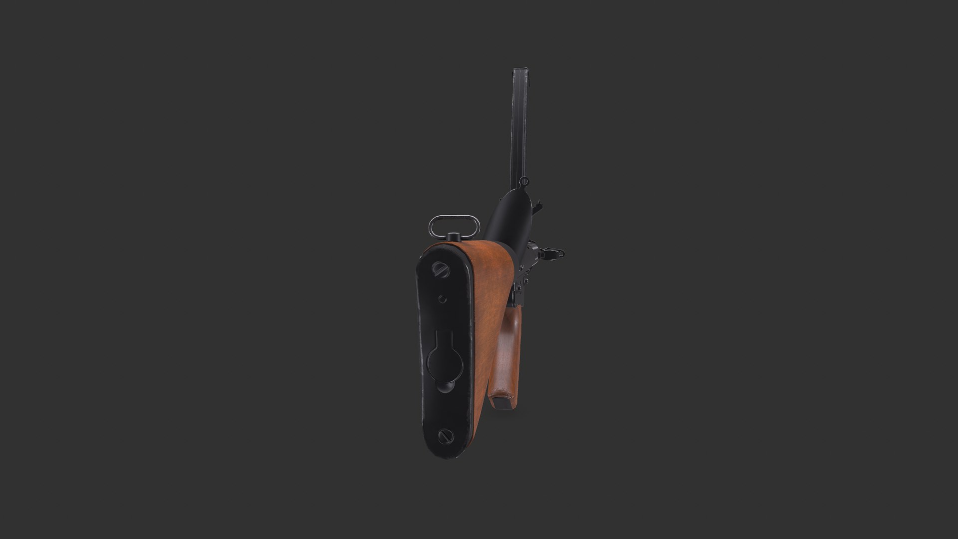 Lithgow F1 Submachine Gun SMG Low-poly PBR 3D - TurboSquid 2223245
