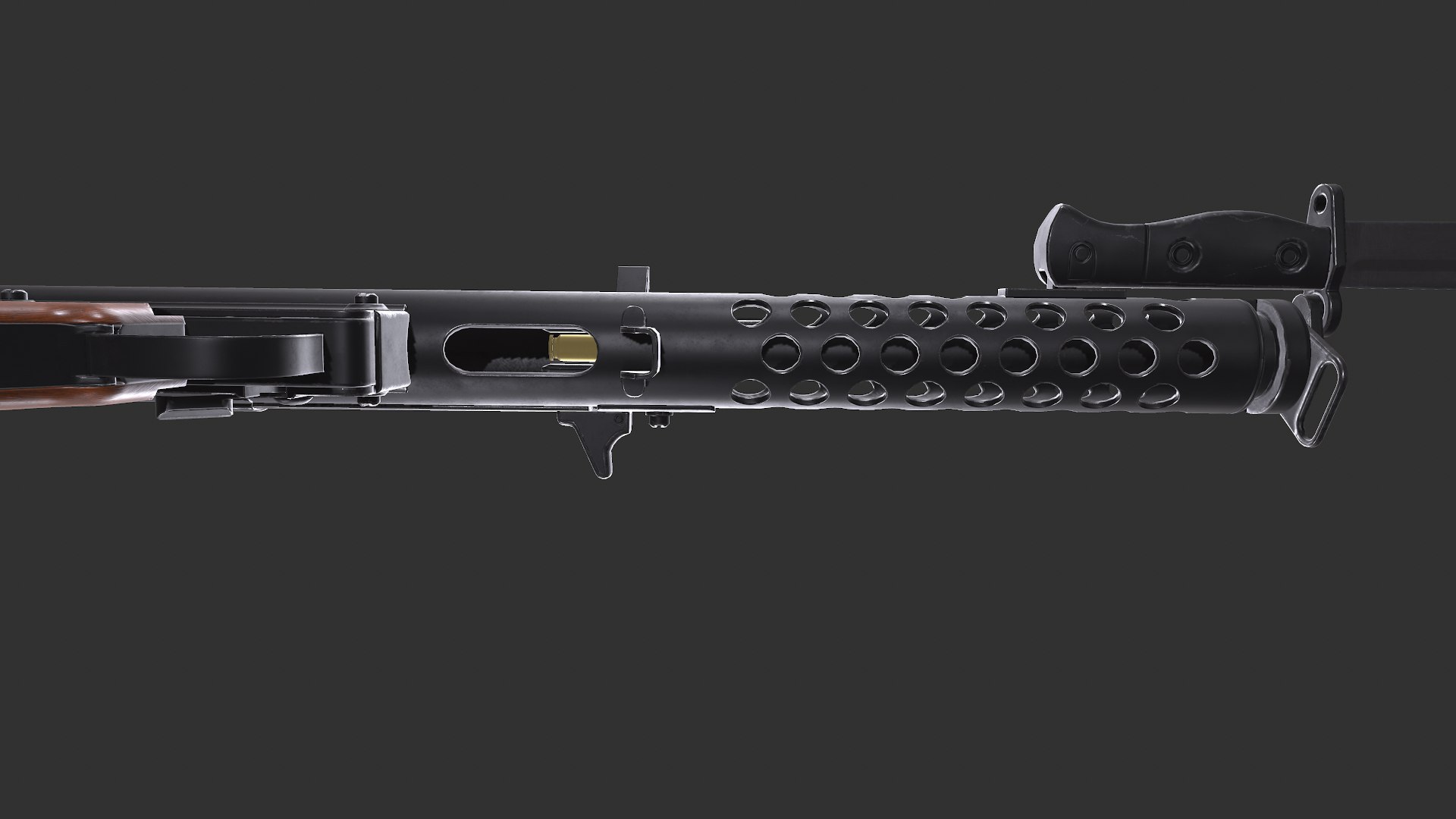 Lithgow F1 Submachine Gun SMG Low-poly PBR 3D - TurboSquid 2223245