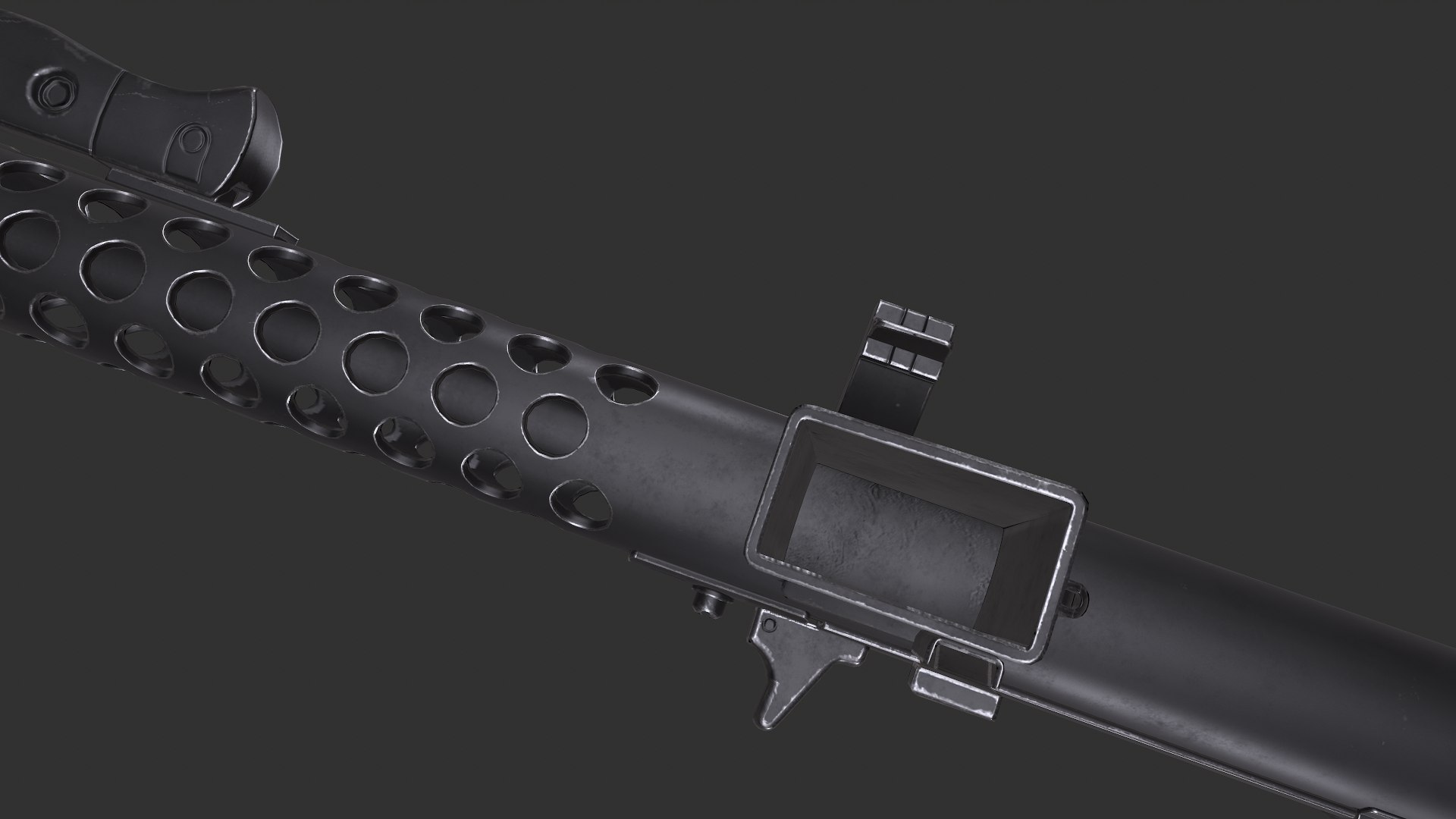 Lithgow F1 Submachine Gun SMG Low-poly PBR 3D - TurboSquid 2223245