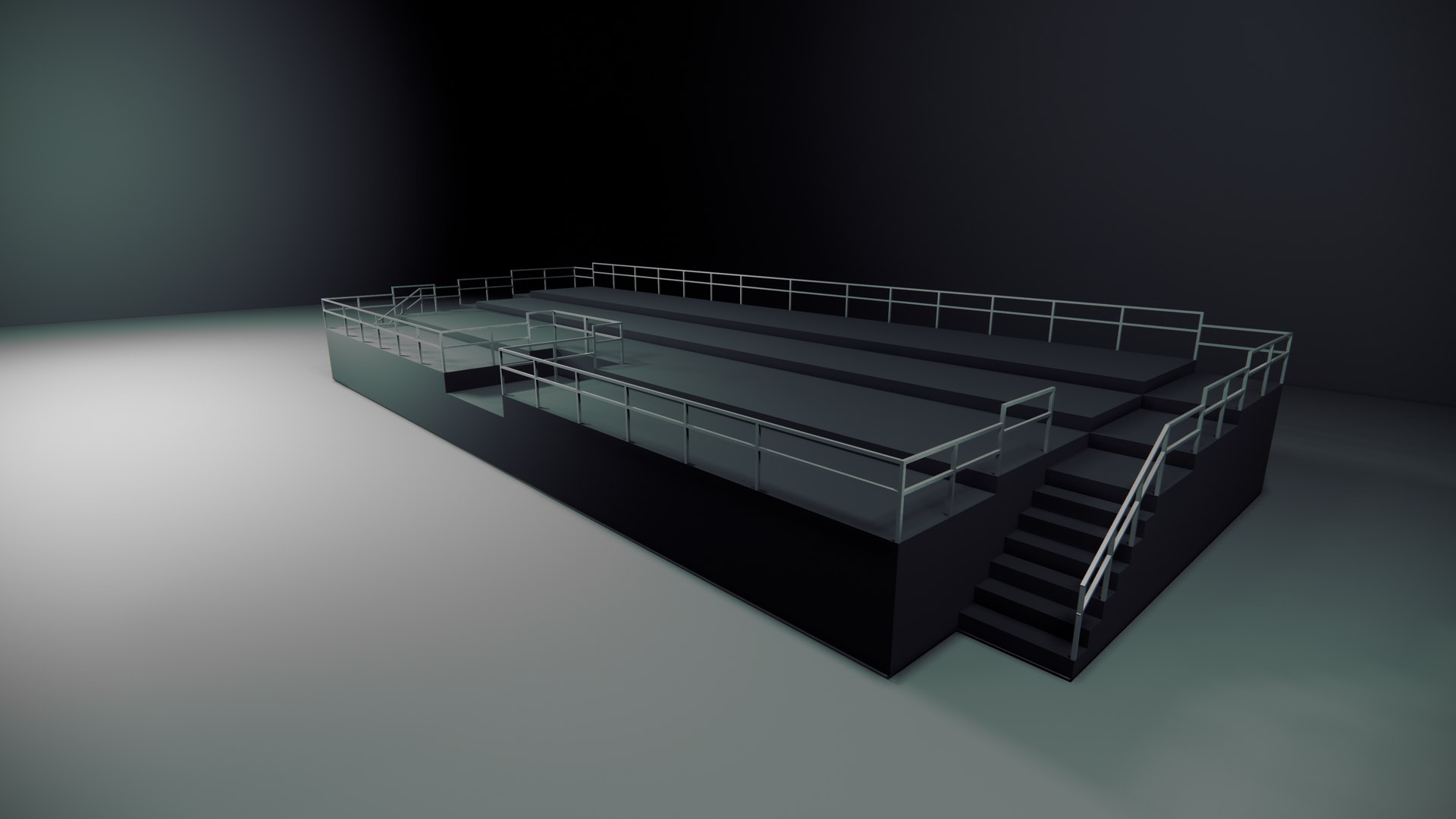 TRIBUNE STAGE VVIP 4 TRAP 3D - TurboSquid 2284651