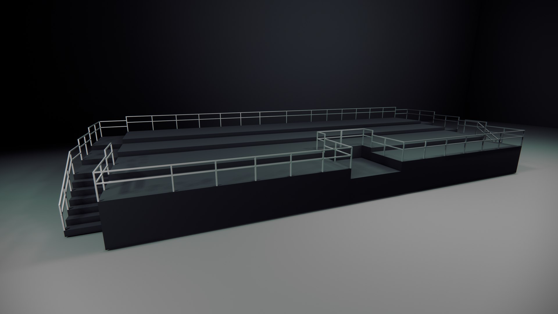 TRIBUNE STAGE VVIP 4 TRAP 3D - TurboSquid 2284651