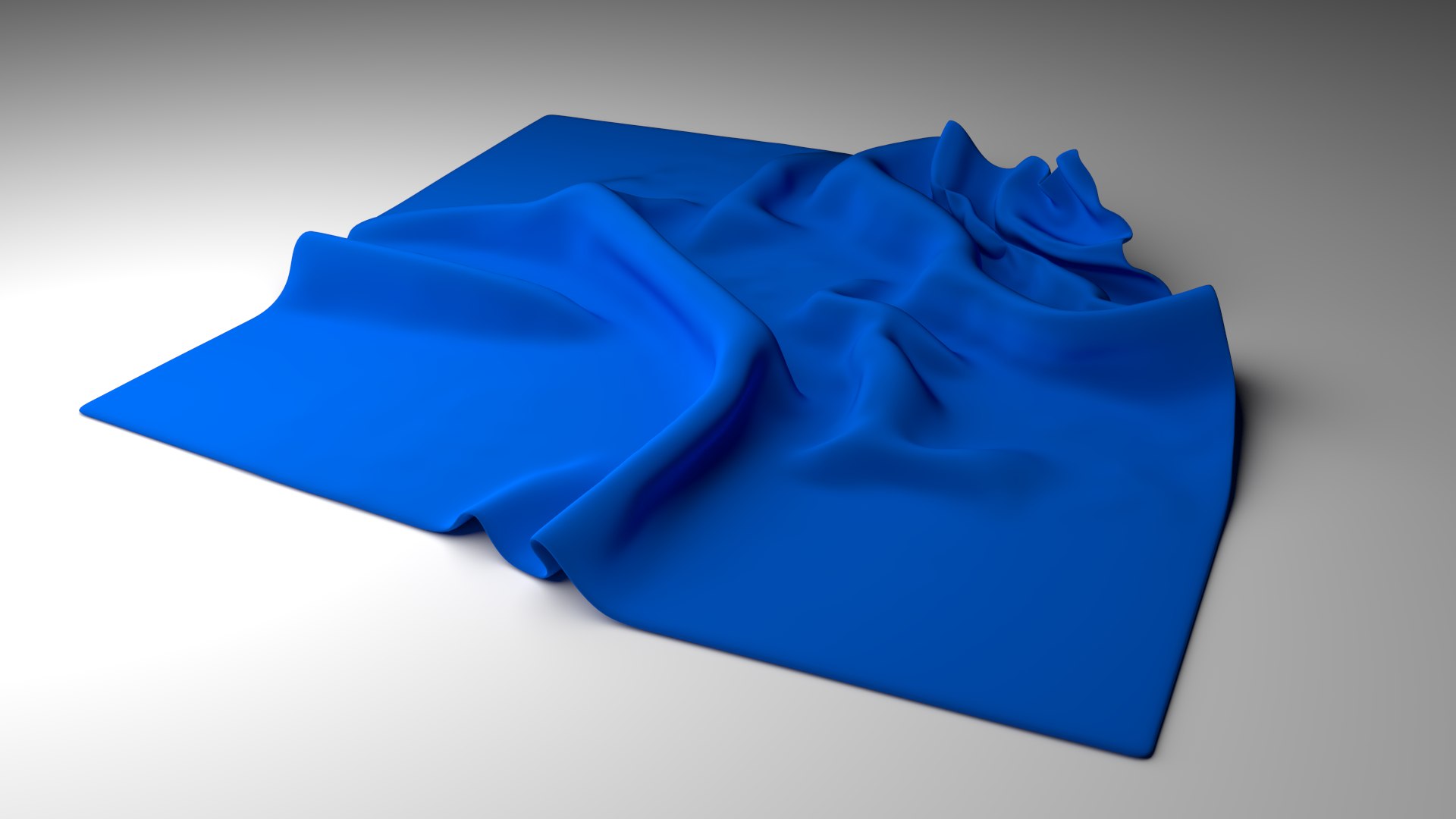 3d blender cloth simulation