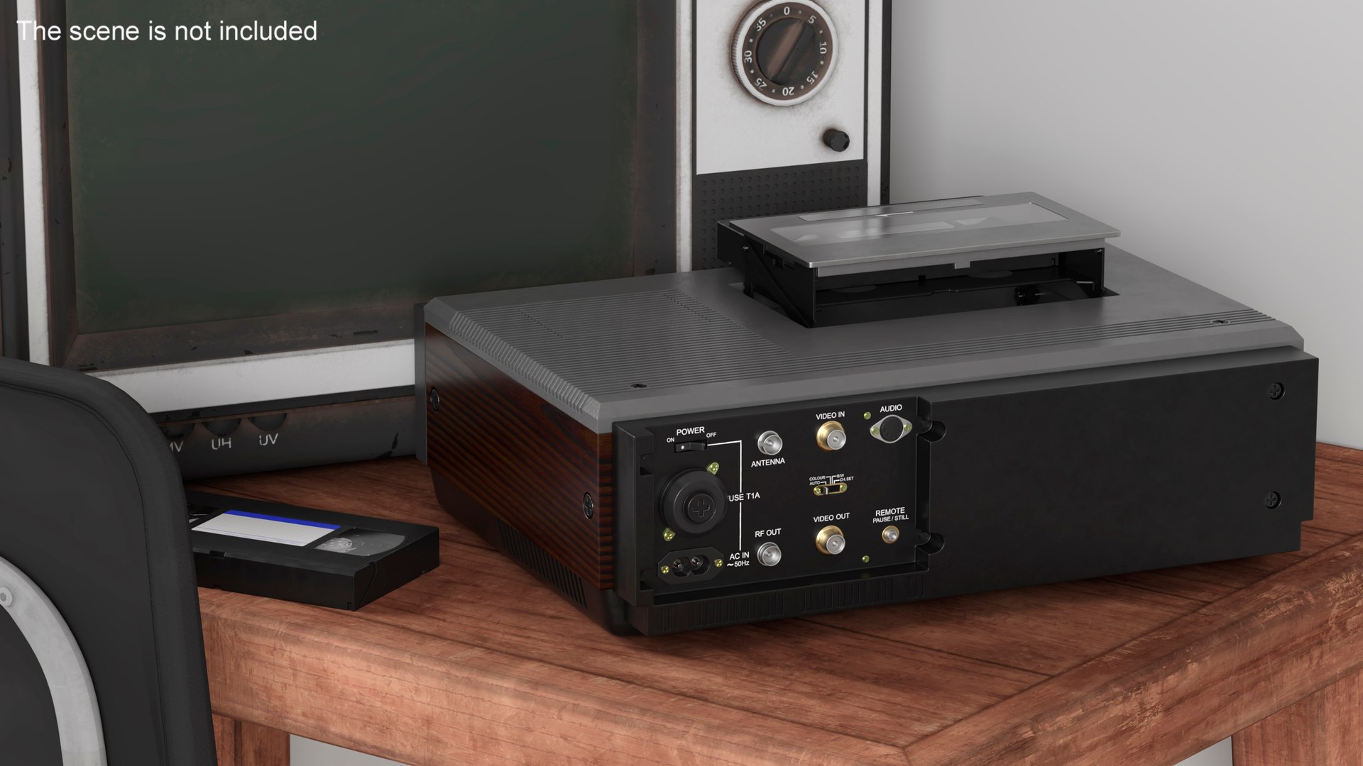 VHS Player With Cassette 3D Model - TurboSquid 2236583