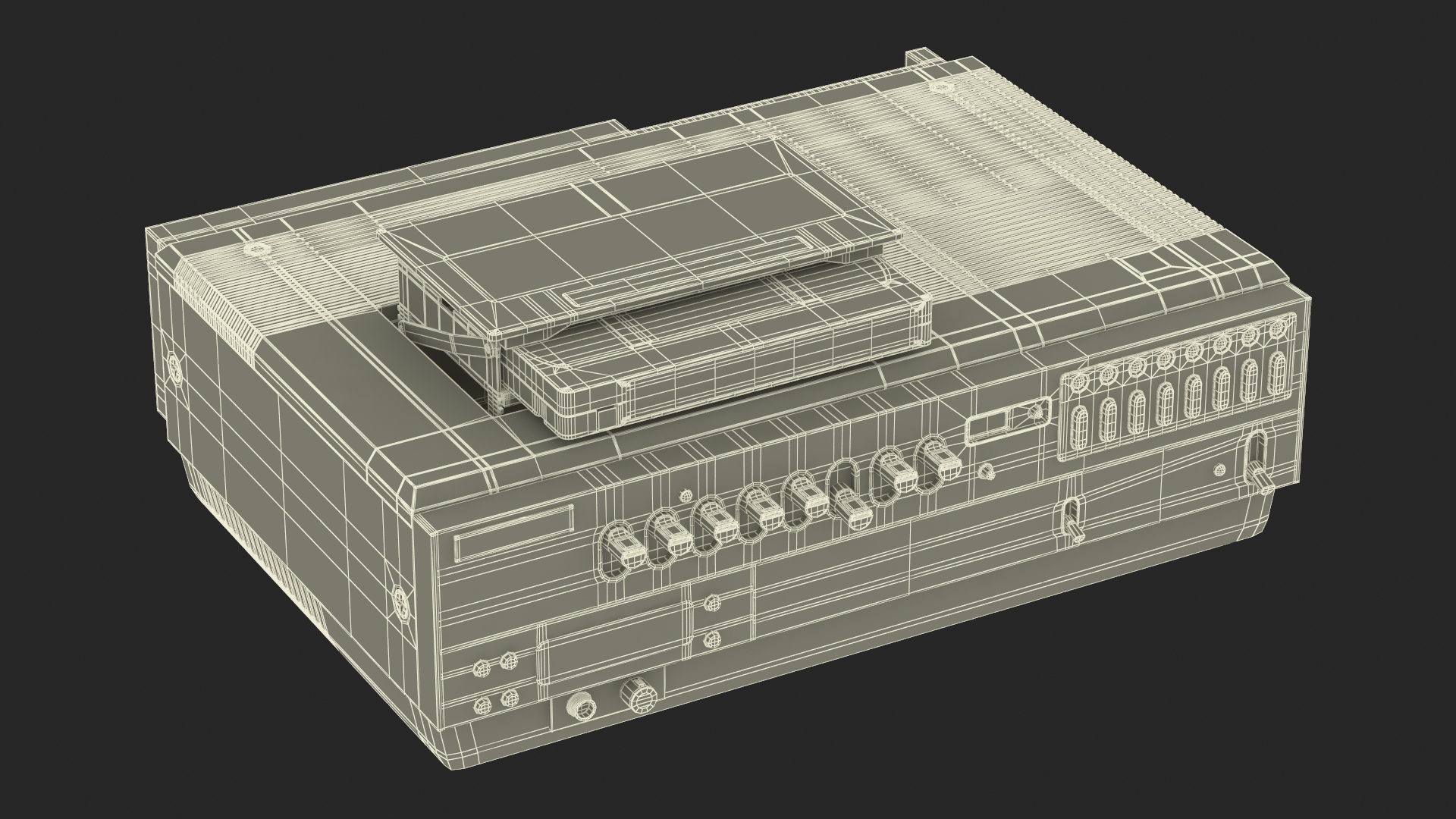 VHS Player With Cassette 3D Model - TurboSquid 2236583