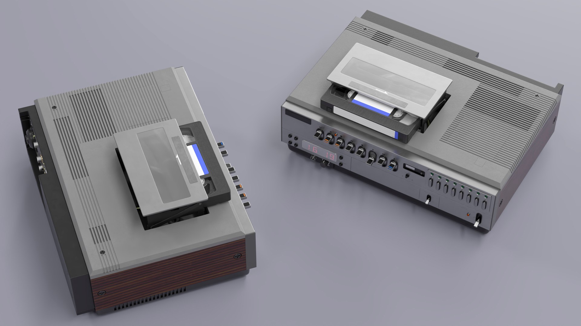 VHS Player With Cassette 3D Model - TurboSquid 2236583