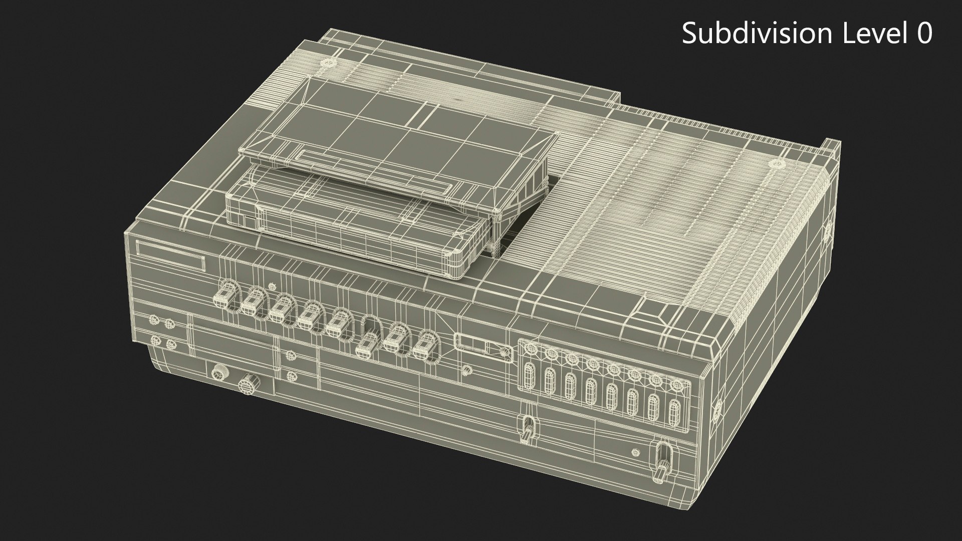 VHS Player With Cassette 3D Model - TurboSquid 2236583
