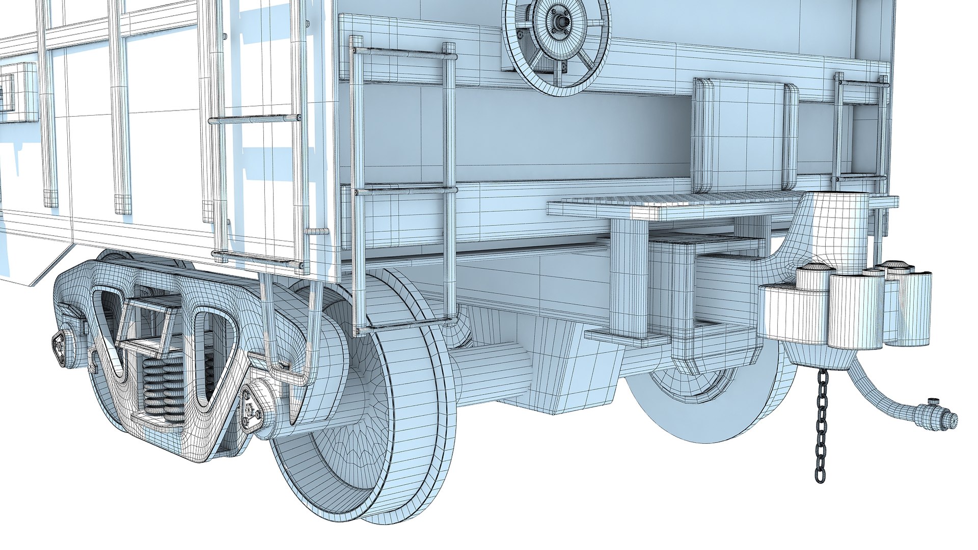 3D Railroad Boxcar Model - TurboSquid 1594650