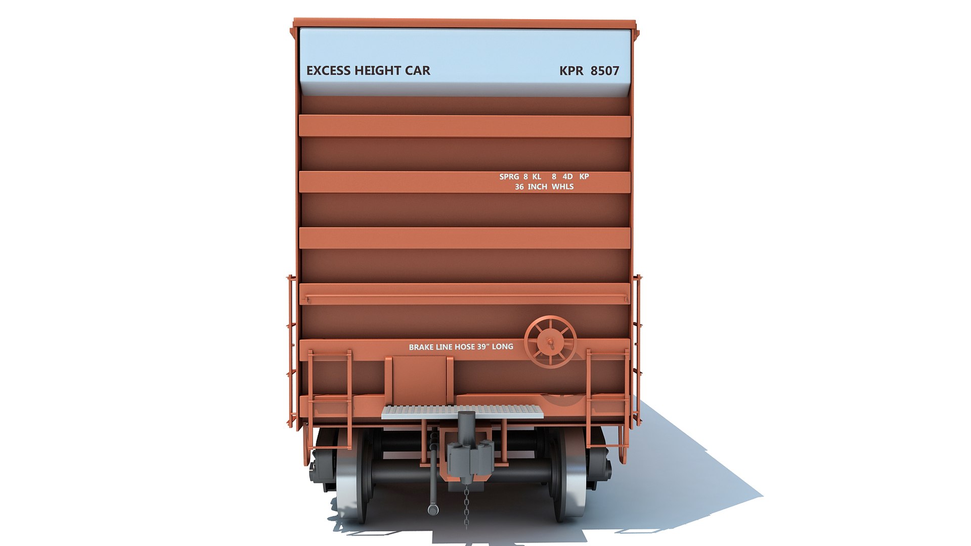 3D Railroad Boxcar Model - TurboSquid 1594650