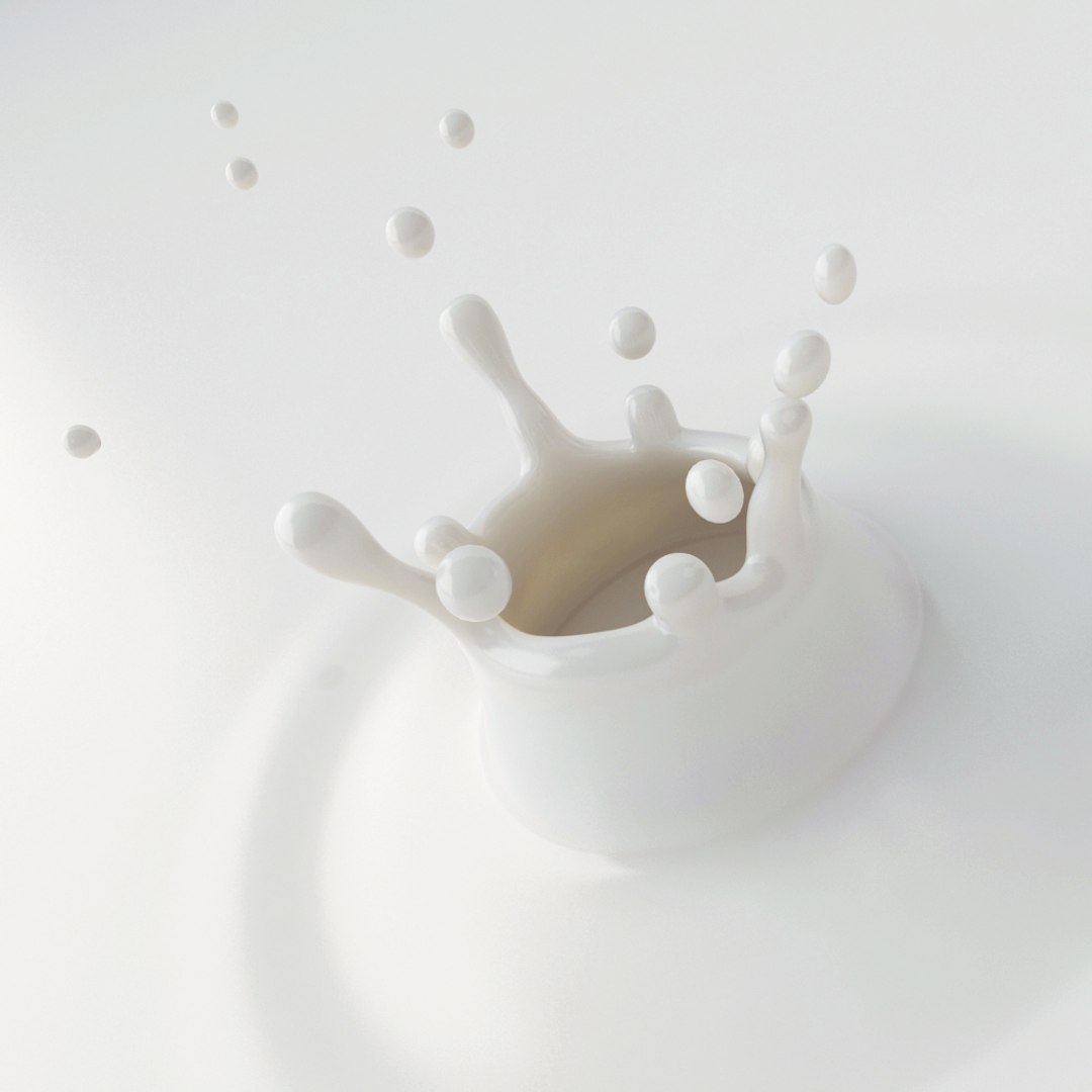 Milk Drop 3d Model