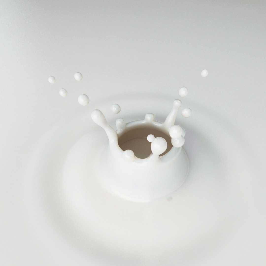 Milk Drop 3d Model