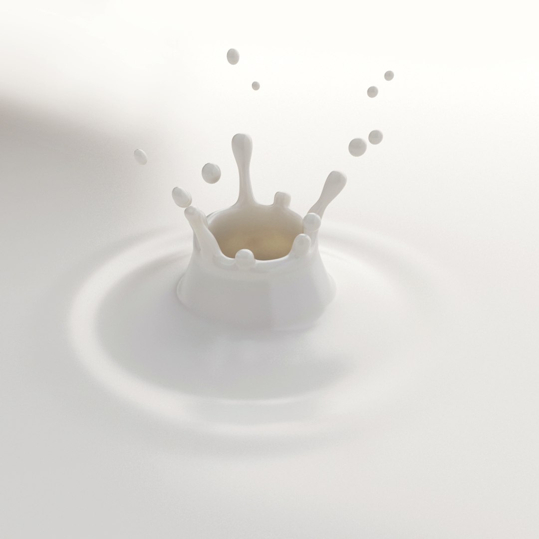 Milk Drop 3d Model